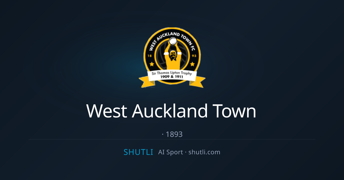 West Auckland Town — Resultados Shutli Ai Sport